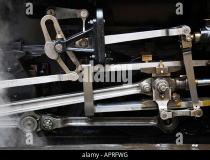 levers and pulleys on a old steam train Stock Photo - Alamy