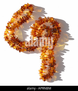 symbol made with Amber Beads Stock Photo - Alamy
