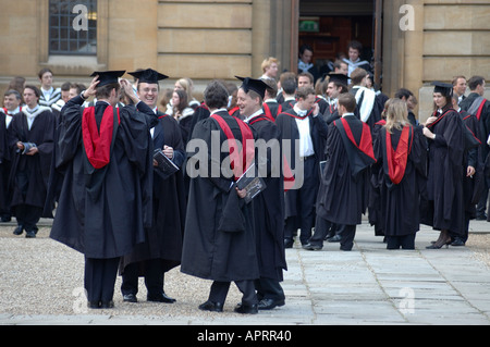 Oxford University graduates at graduation day ceremony Stock Photo - Alamy
