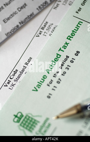 VAT return forms Stock Photo - Alamy