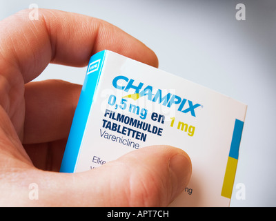 Champix by Pfizer packaging a new medicine drug to quit stop smoking ...