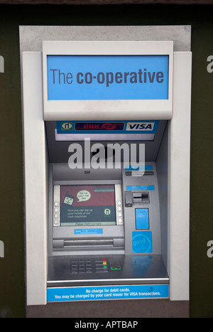 Cashpoint / cash machine / ATM at the co-op food store in Market ...
