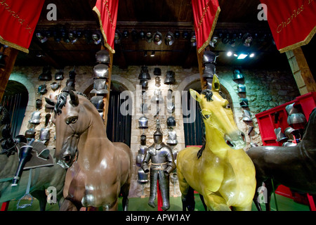 Armor worn by British royalty on display in the Royal Armouries in the ...