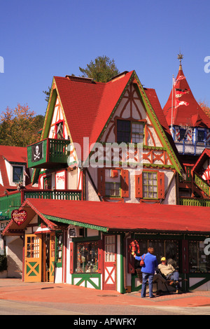 USA, Georgia, Helen. Helen is a mountain town in northeast Georgia ...