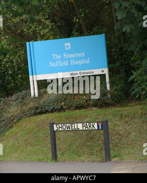 The Nuffield Health private hospital in Newcastle-under-Lyme in ...