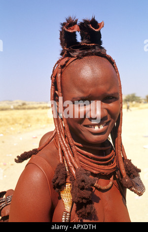 Portrait of a Himba woman Stock Photo - Alamy
