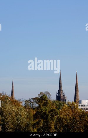 The three spires, Coventry, West Midlands, UK Stock Photo - Alamy