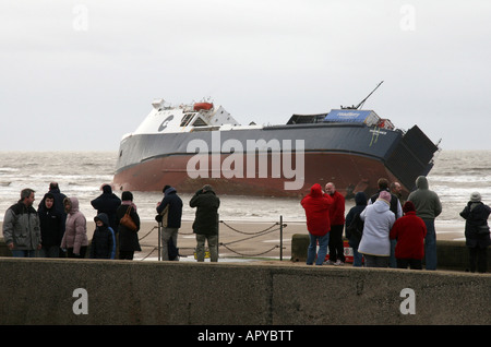 Riverdance ferry owned by Seatruck Ferries which was on its way from ...