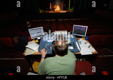 theatre lighting mixing desk Stock Photo: 7086049 - Alamy