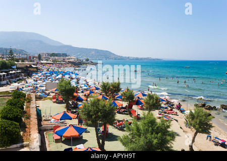 Beach, Stalis, North Coast, Crete, Greece Stock Photo - Alamy