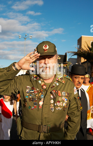 fidel castro lookalike with cigar Stock Photo - Alamy