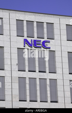 NEC company sign on office building Stock Photo - Alamy