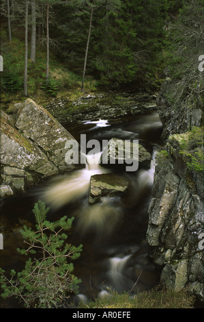 SCOTLAND Scottish Highlands Cainrgorm National Park The fast flowing ...