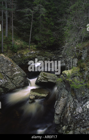 SCOTLAND Scottish Highlands Cainrgorm National Park The fast flowing ...
