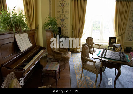 The Drawing Room at Kylemore Abbey Connemara County Galway Republic of ...