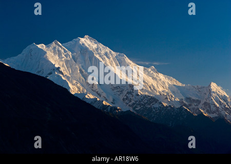 Mt. Rakaposhi viewed from Karimabad, Hunza Valley, Karakoram Stock ...