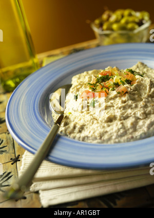 Arabic Food - Moutabel Stock Photo - Alamy