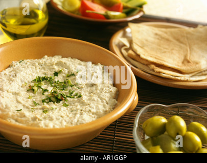 Arabic Food - Moutabel Stock Photo - Alamy
