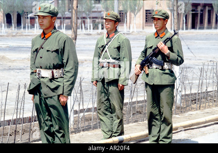 Pla Soldiers In Tianjin In China Stock Photo - Alamy