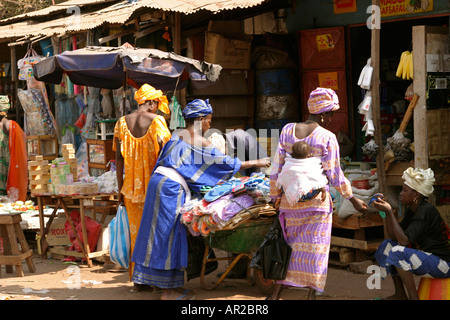 The Gambia Serekunda market woman selling tomatoes Stock Photo - Alamy