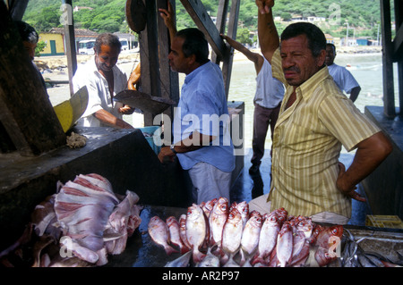 Venezuela, Paria Peninsula, Rio Caribe, fishing boat on the beach Stock ...
