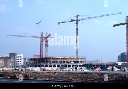 Manpower Services Commission Building under Construction Sheffield UK Stock Photo - Alamy