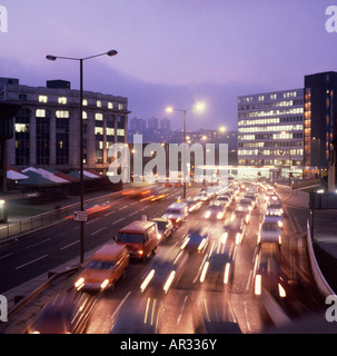 Traffic on Park Square Roundabout Sheffield England UK Stock Photo - Alamy