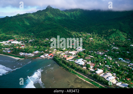 Aerial, Rarotonga, Avarua, Cook Islands, Polynesia Stock Photo - Alamy
