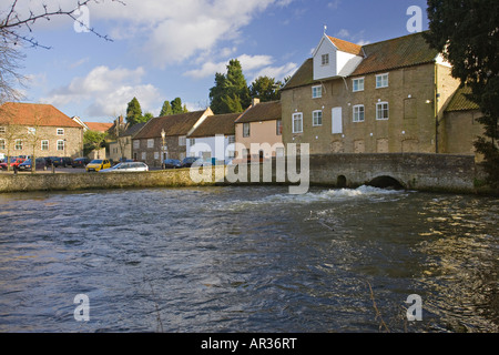 Thetford Watermill, river Thet, Thetford Town, Norfolk, England, UK ...