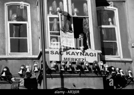 Wig shop in Tarlabasi, Istanbul, Turkey Stock Photo - Alamy