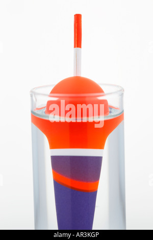 Fishing float in a test tube Stock Photo - Alamy
