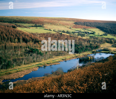 Lake Parc Cwm Darran Country Park, near Bargoed, Rhymney Valley, South ...
