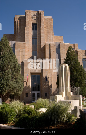Court House, Boulder, Colorado, USA. Full view Stock Photo - Alamy