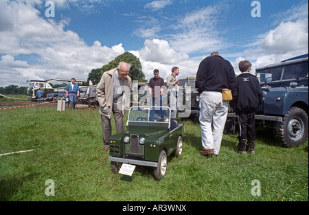 Driveable Land Rover Series 1 toy car 'Toria' on display at the 1998 ...