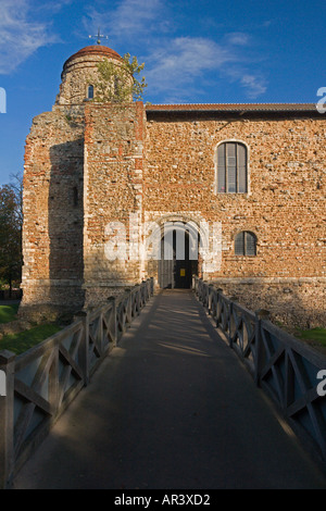 11th century Colchester Castle entrance, Upper Castle Park, Colchester ...