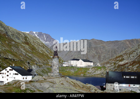 Statue of Saint Bernard, Grand Saint-Bernard, Great St Bernard Pass ...
