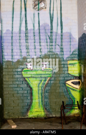 Car Park Graffiti Bridgend Recreation Art Gallery South Wales Stock ...
