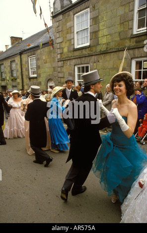 The formal dance at the Helston floral dance. Cornwall. England. UK ...