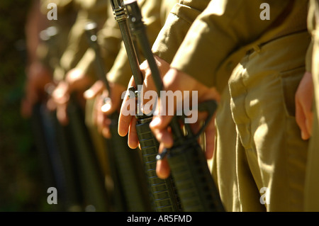 Soldiers stand in row with gun in hand. Army, Military Boots lines of ...