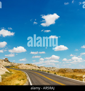 Scenic roadway in Badlands National Park North Dakota Stock Photo - Alamy