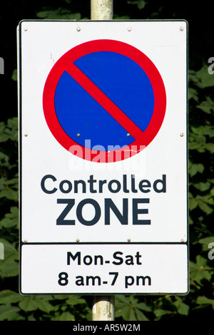 uk road sign clearway no stopping or parking Stock Photo: 30847790 - Alamy