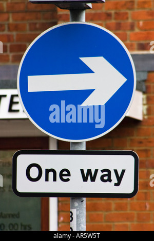 british right pointing road sign giving dreictions to west london ...