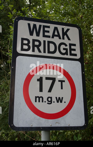 Weight restriction traffic signs for lorries, England, UK Stock Photo ...