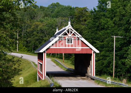 Netcher Road Covered Bridge Crossing Mill Creek Near Jefferson Ohio ...