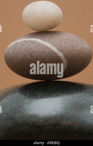 Stone Pebble Stack Indoors Stock Photo - Alamy