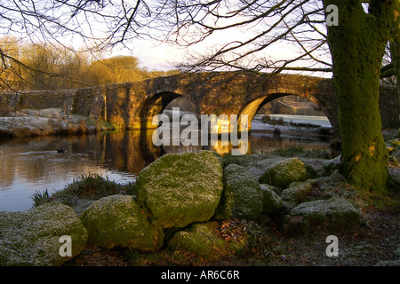 Two Bridges, Dartmoor, Devon Stock Photo - Alamy