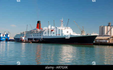 QE2 in Southampton Docks For The Last Time on 11th November 2008 Stock ...