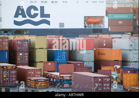 ACL container ship at Liverpool Stock Photo - Alamy