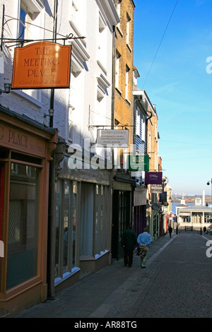 Gravesend town centre heritage quarter shopping street kent england uk ...