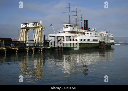 "Ferry boat Eureka, "Hyde Street Pier", "San Francisco" Maritime ...